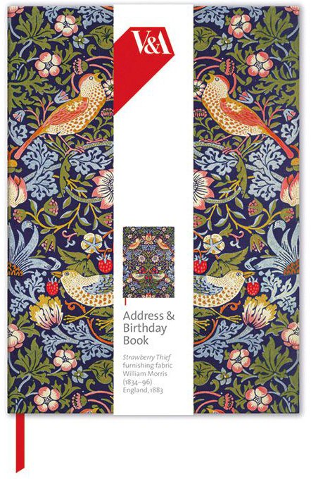 Strawberry Thief Address and Birthday Book | Aldiss of Norfolk
