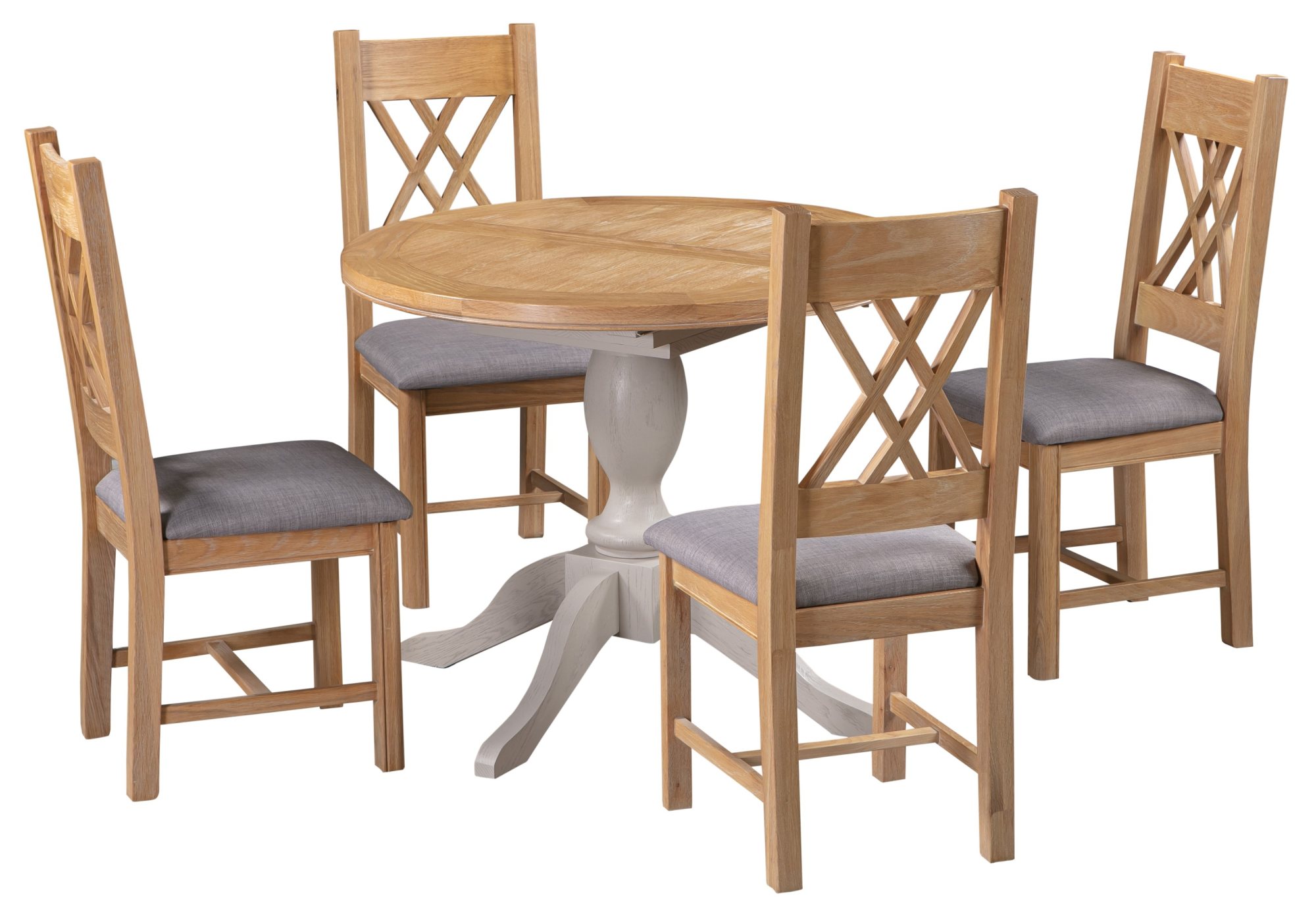 Gloucester Painted Round Dining Table | Aldiss of Norfolk