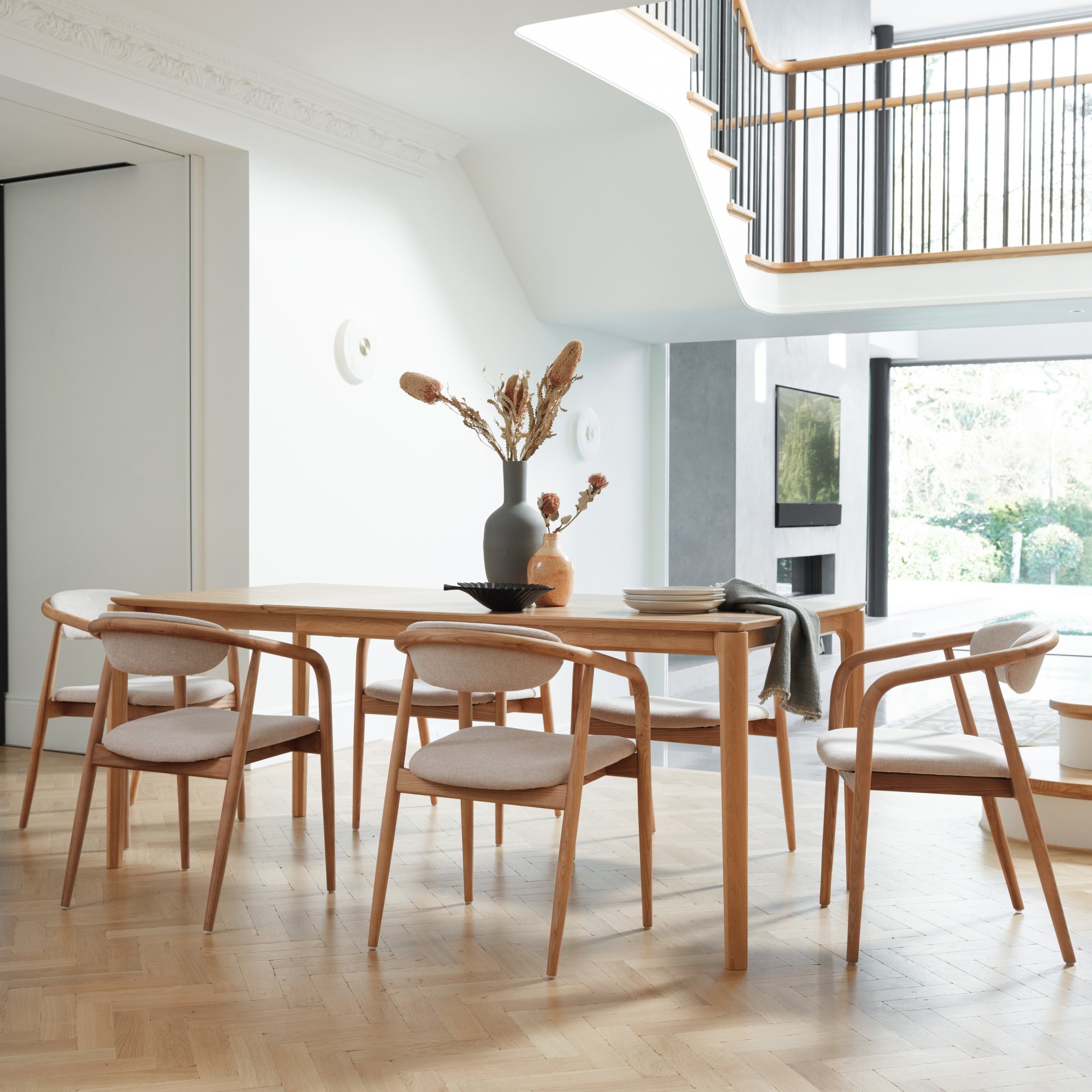 Winchester Table and 6 Isabelle Chairs | Aldiss of Norfolk