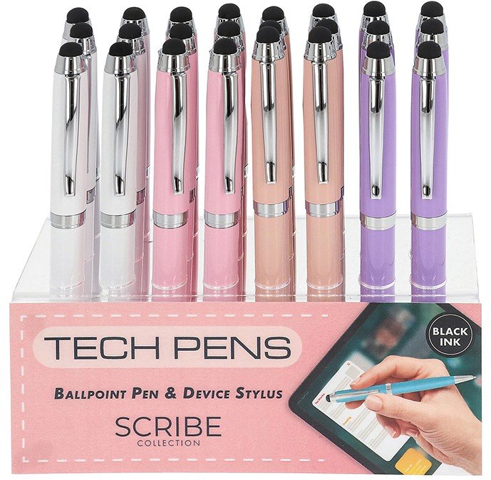 Shudehill Pastel Tech Stylus Pen | Aldiss of Norfolk
