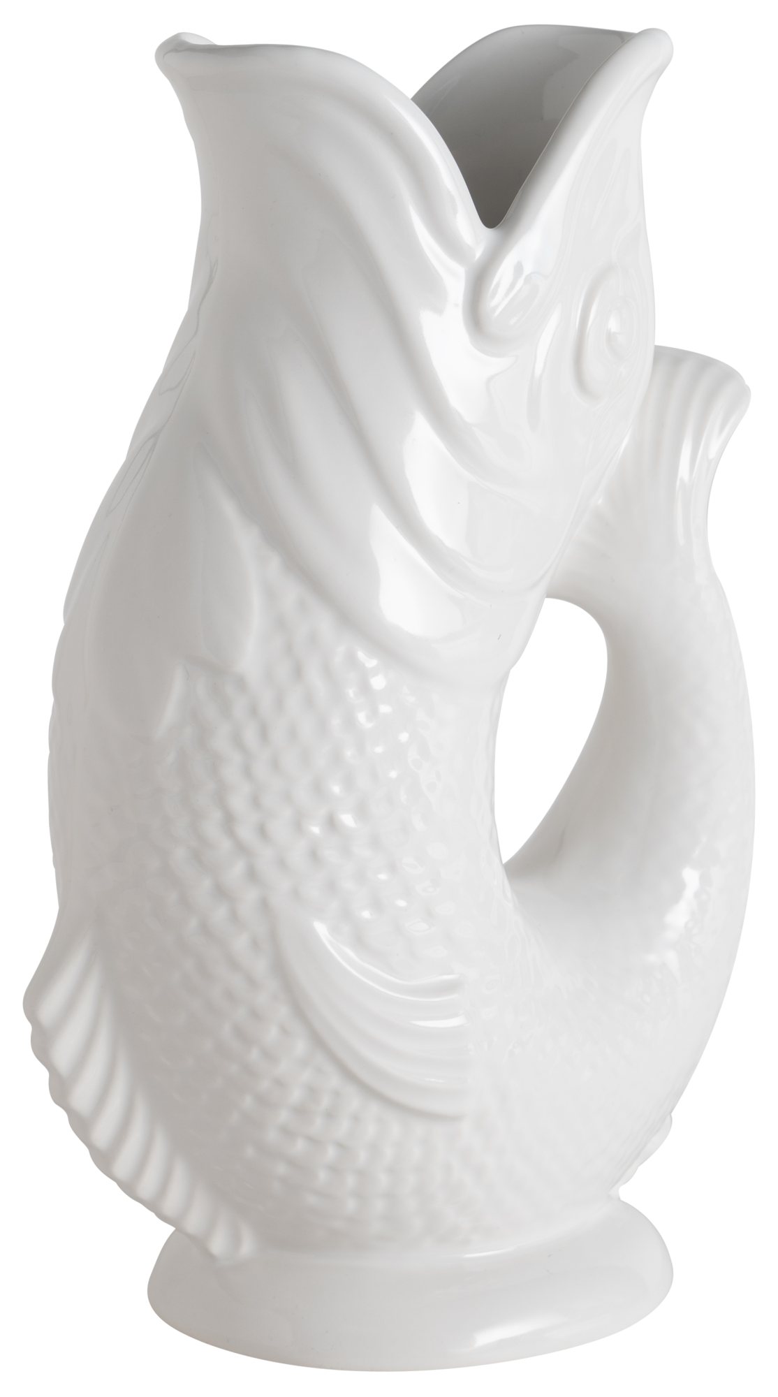 The Original Gurgle Jug in White | Aldiss of Norfolk