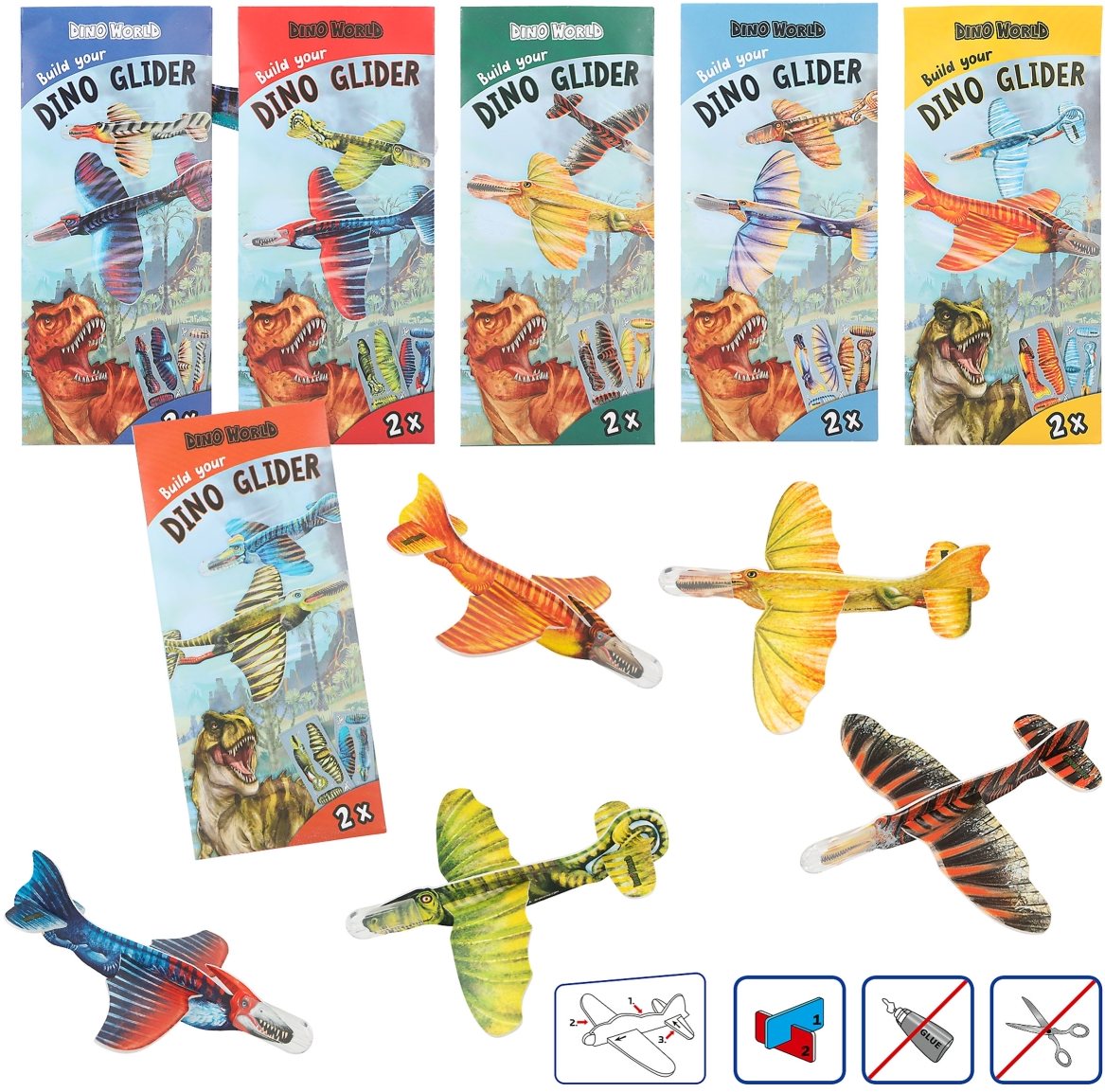 Dino World Build Your Own Dino Glider | Aldiss of Norfolk