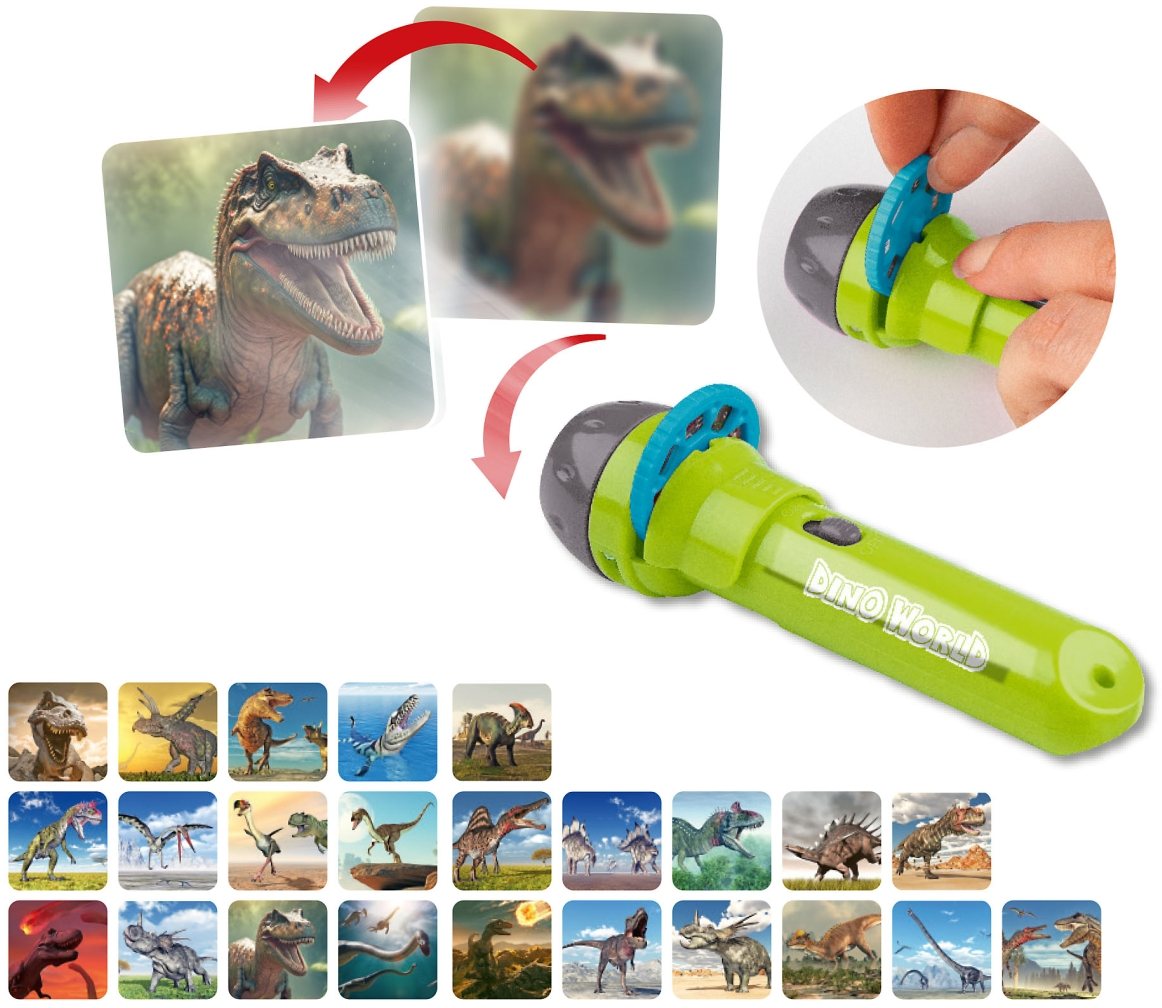 Dino World Torch with Visual Effects | Aldiss of Norfolk