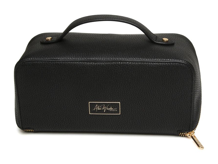 Alice Wheeler Black Mini Train Case | Aldiss of Norfolk