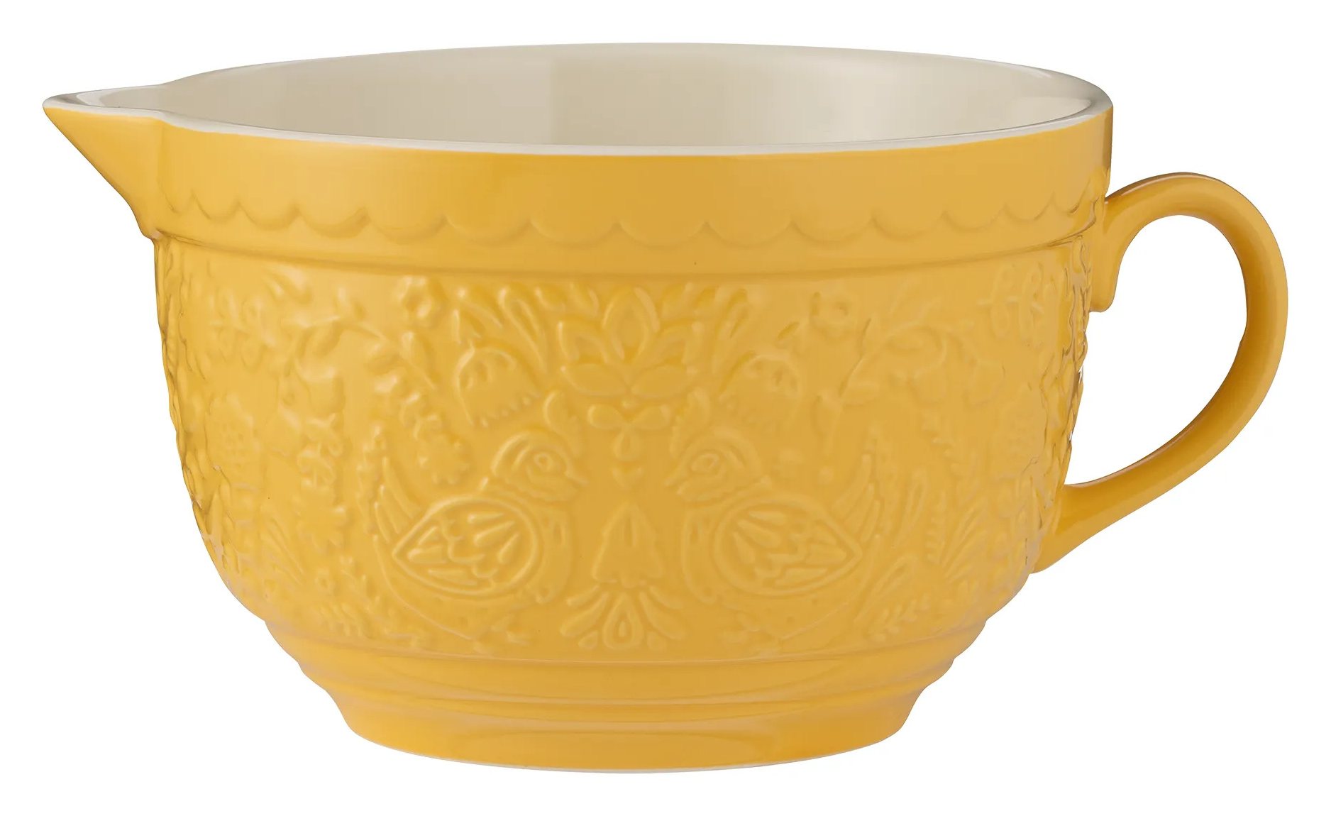 Home To Roost Yellow Batter Bowl | Aldiss of Norfolk