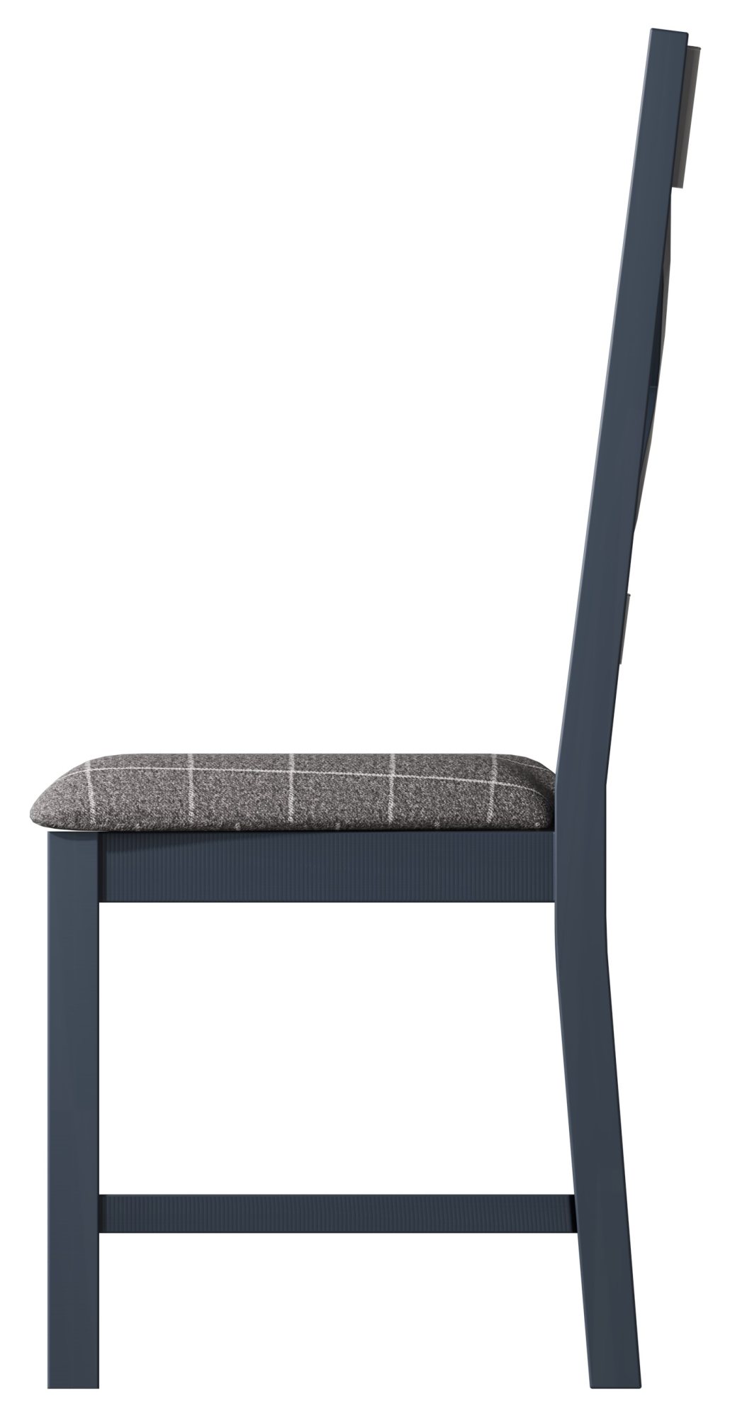 Heritage Editions Blue Cross Back Chair & Grey Seat | Aldiss