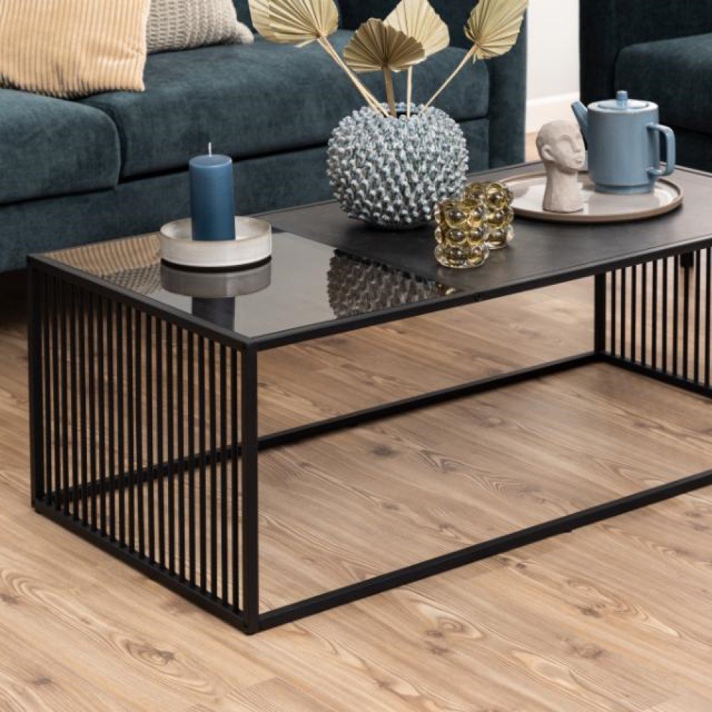 Metro Black Rectangular Coffee Table |Aldiss of Norfolk