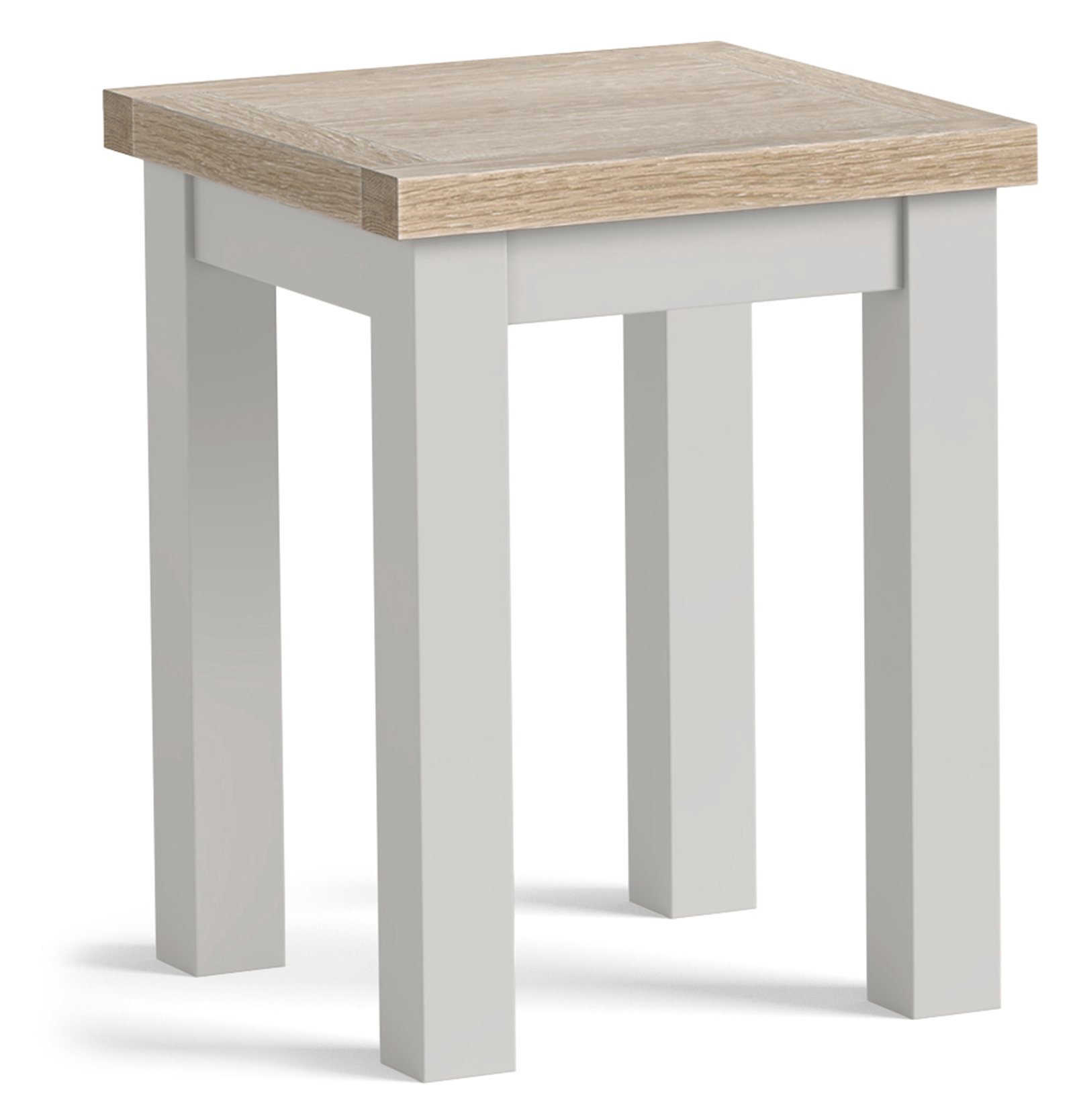Cottage Collection Lamp Table in in Grey - Modern & Stylish - Aldiss