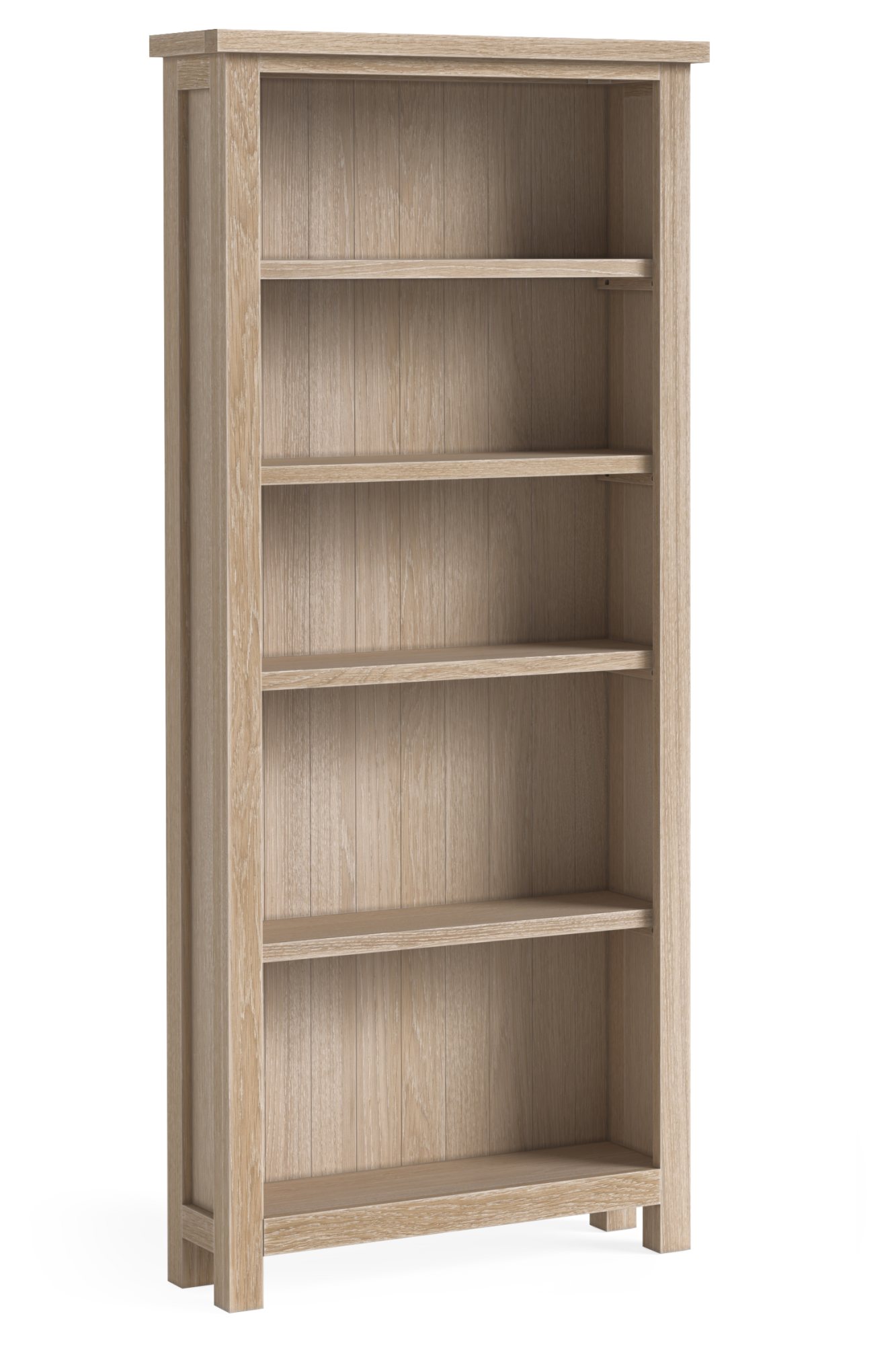 Cottage Collection Large Bookcase in in Oak - Elegant & Durable - Aldiss