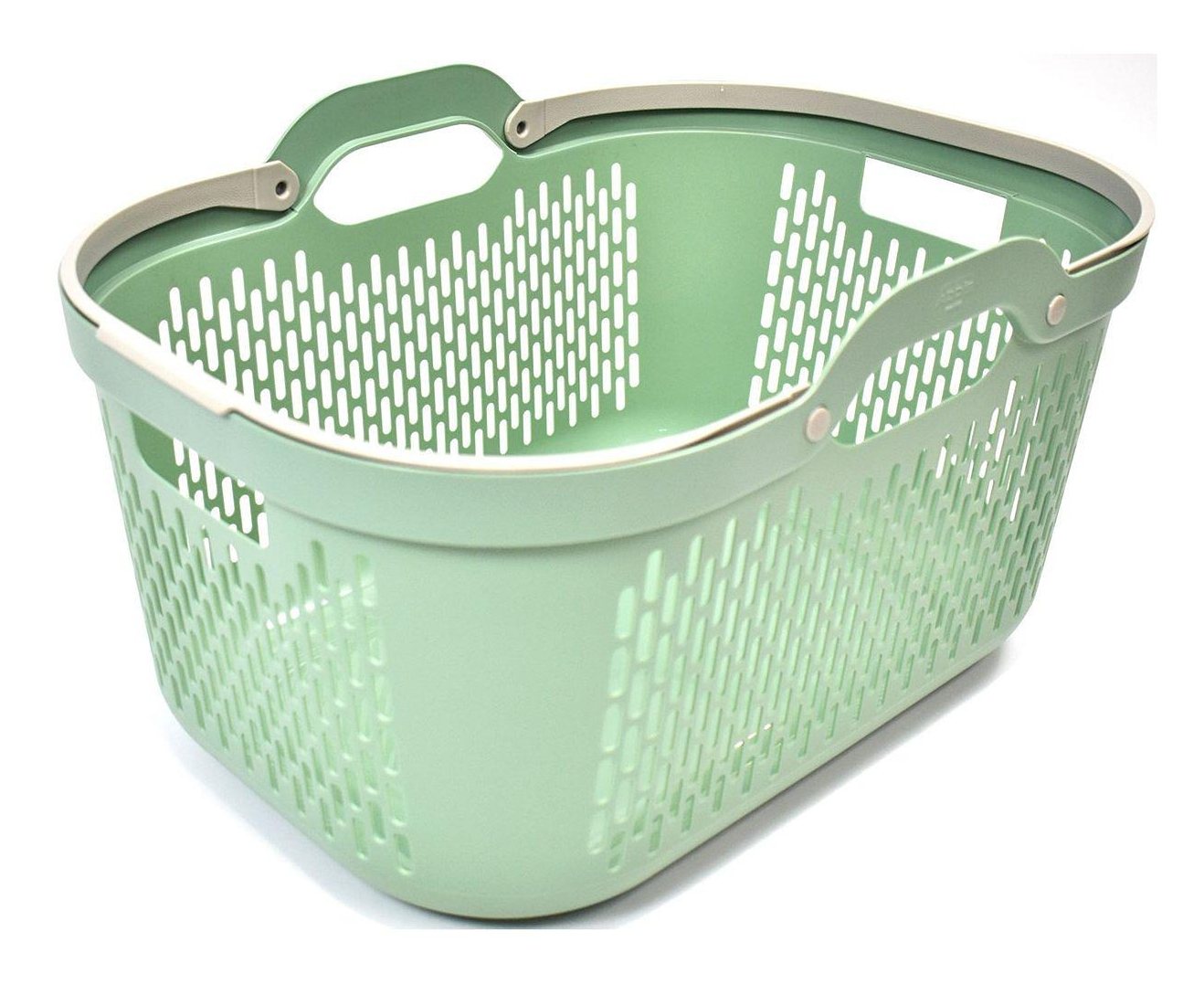 Addis Signature Sage Laundry Basket With Carry Handles | Aldiss of Nor
