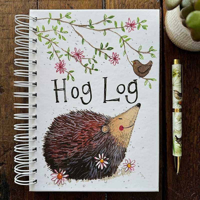 Alex Clark Hog Log Spiral Journal | Aldiss of Norfolk