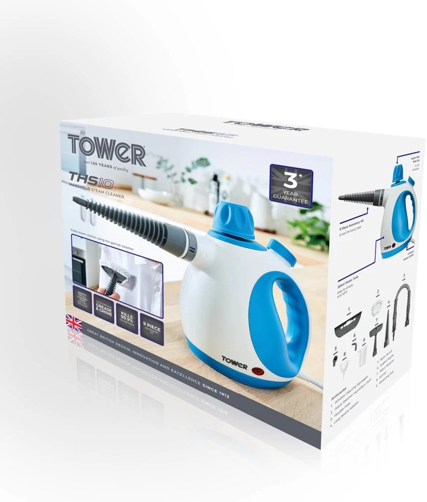 Tower Handheld Steam Cleaner | Aldiss of Norfolk