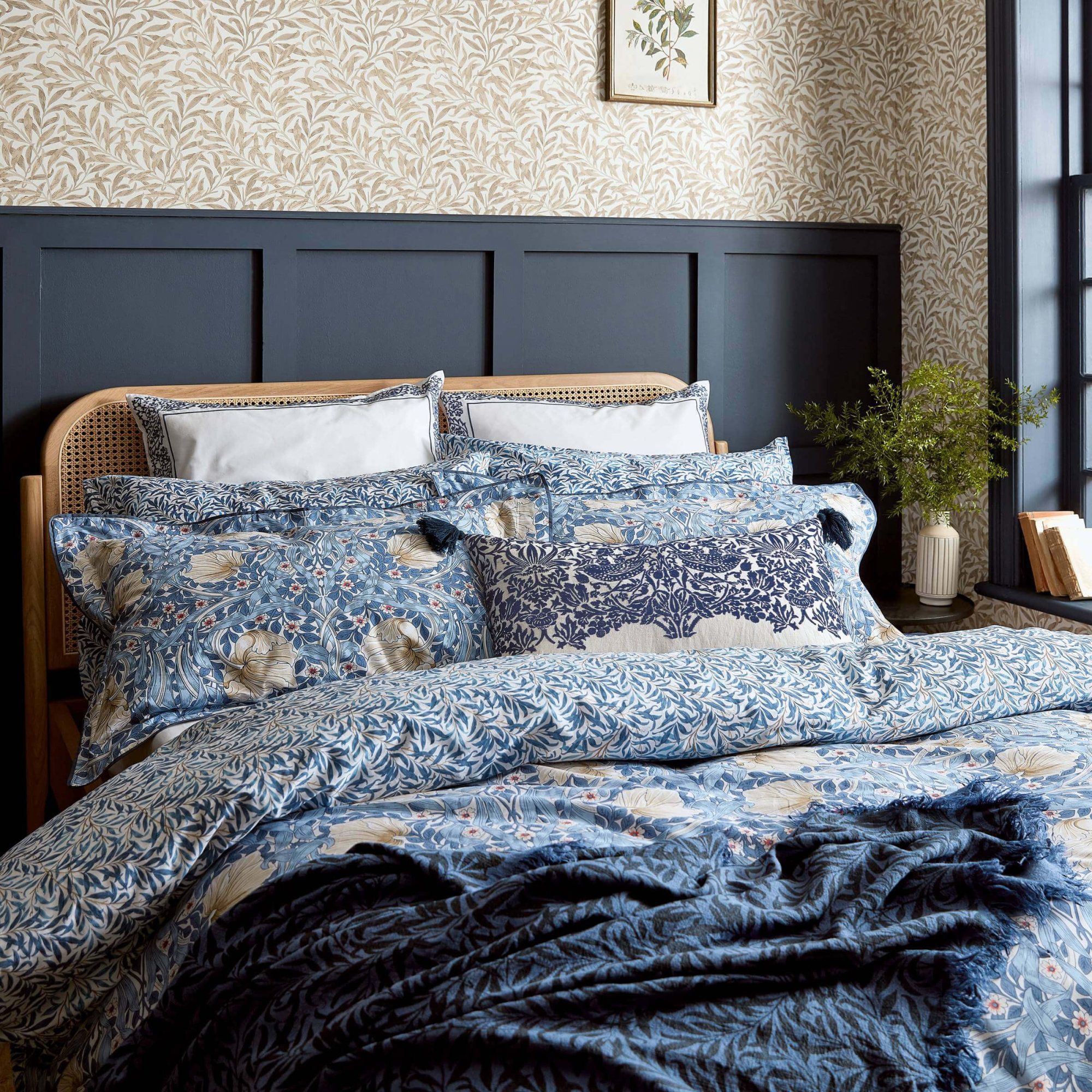Morris & Co Pimpernel Woad Duvet Set | Aldiss of Norfolk