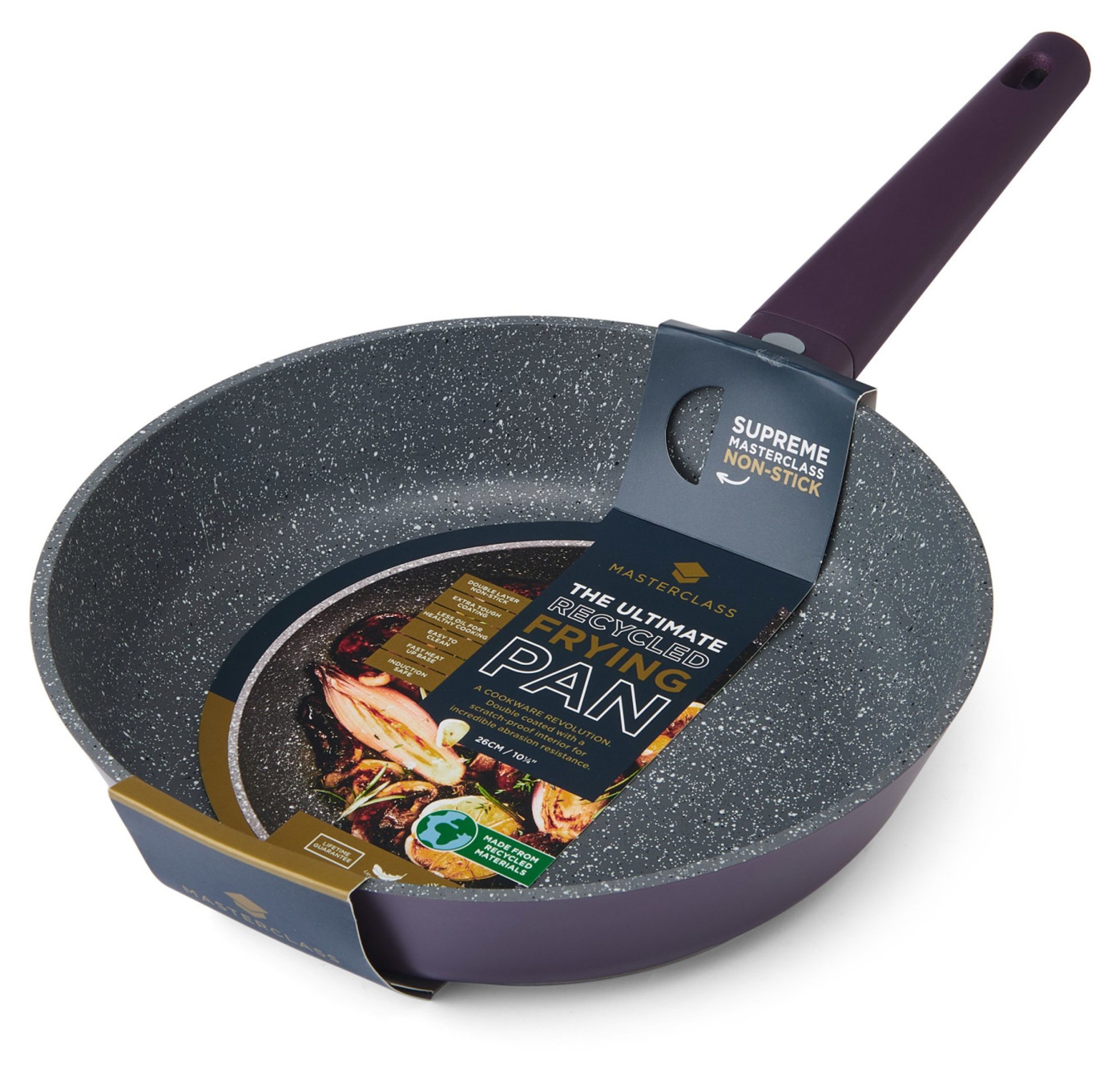 MasterClass Aluminium Purple Frying Pan | Aldiss of Norfolk