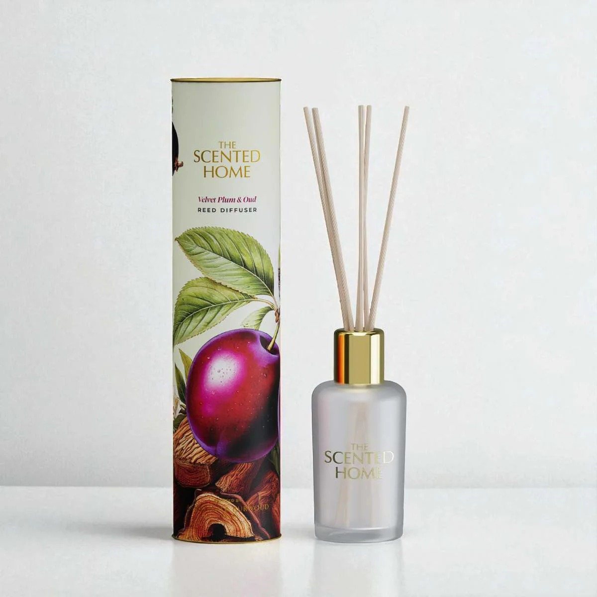 Scented Home Plum & Oud Reed Diffuser | Aldiss of Norfolk