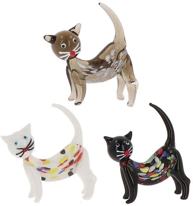 Shudehill Art in Glass Craft Cat | Aldiss of Norfolk
