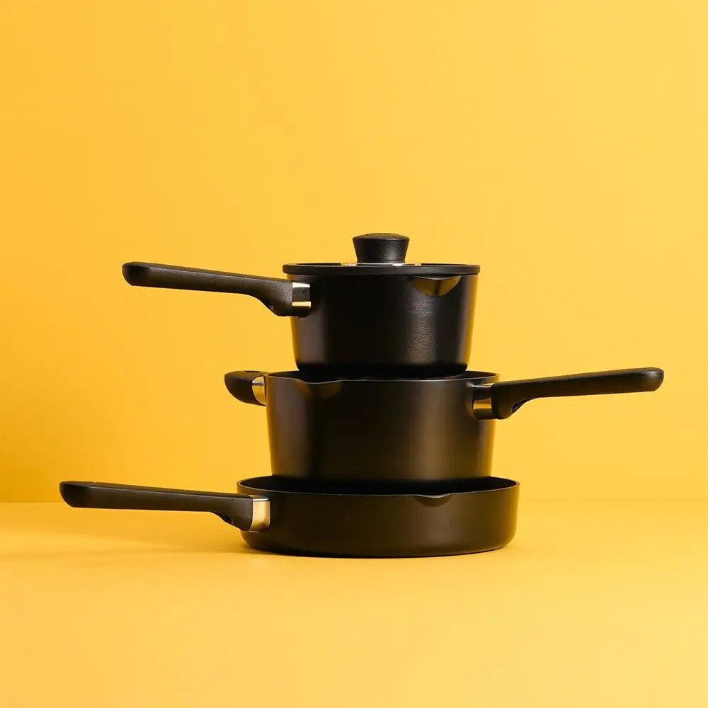 Judge Vista Ceramic 3 Piece Draining Cookware Set | Aldiss