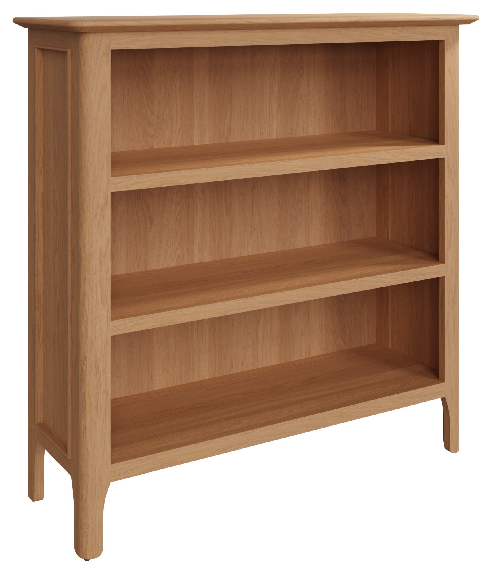 Coastal Small Wide Bookcase | Aldiss Home Furniture