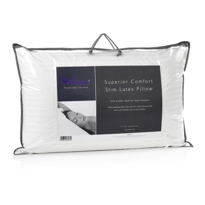 Relyon Superior Comfort Slim Latex Pillow - Aldiss