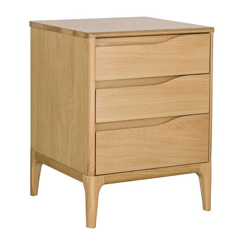 Ercol Rimini 3 Drawer Bedside l Aldiss of Norfolk