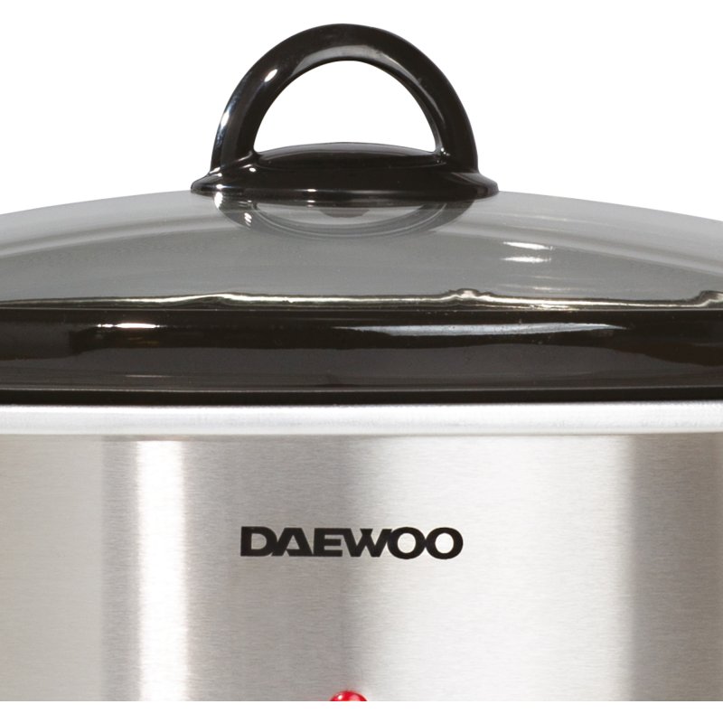 Daewoo 6.5L Stainless Steel Slow Cooker | Aldiss of Norfolk