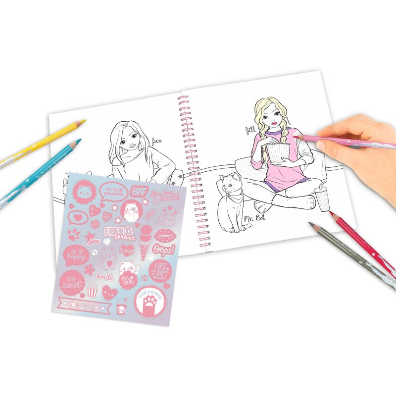 Topmodel | Colouring Book Cutiestar | Aldiss of Norfolk