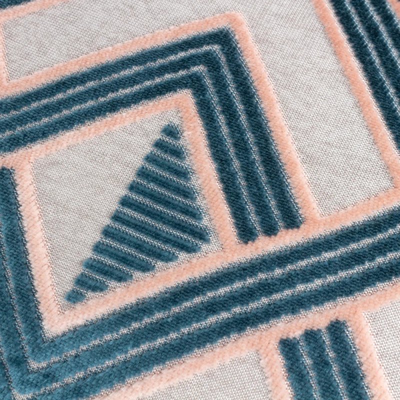 Paoletti Henley Cushion Smoke and Rose | Aldiss of Norfolk