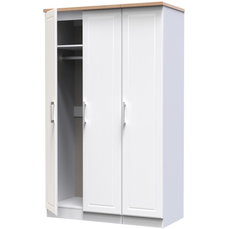 Stoneacre Tall Triple Plain Wardrobe | Aldiss of Norfolk