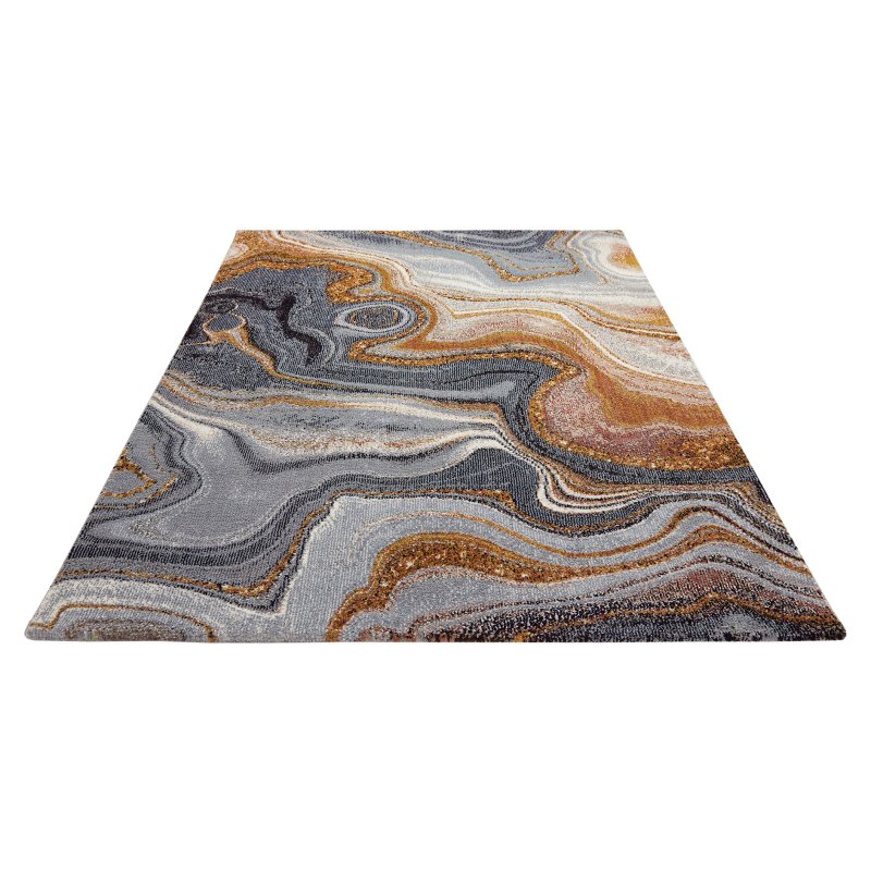 Amara Rug Blue Bronze 160x220 | Aldiss of Norfolk