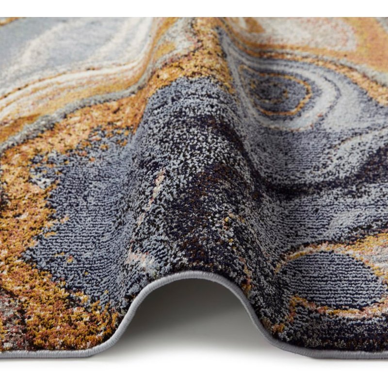 Amara Rug Blue Bronze 160x220 | Aldiss of Norfolk