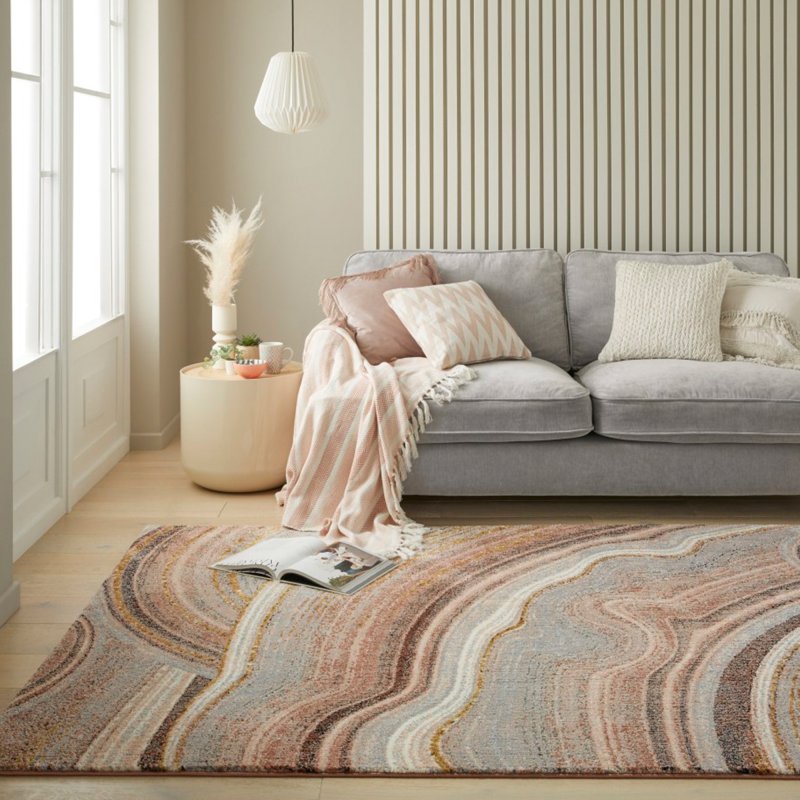 Amara Rug Blush Grey 160x220 | Aldiss of Norfolk