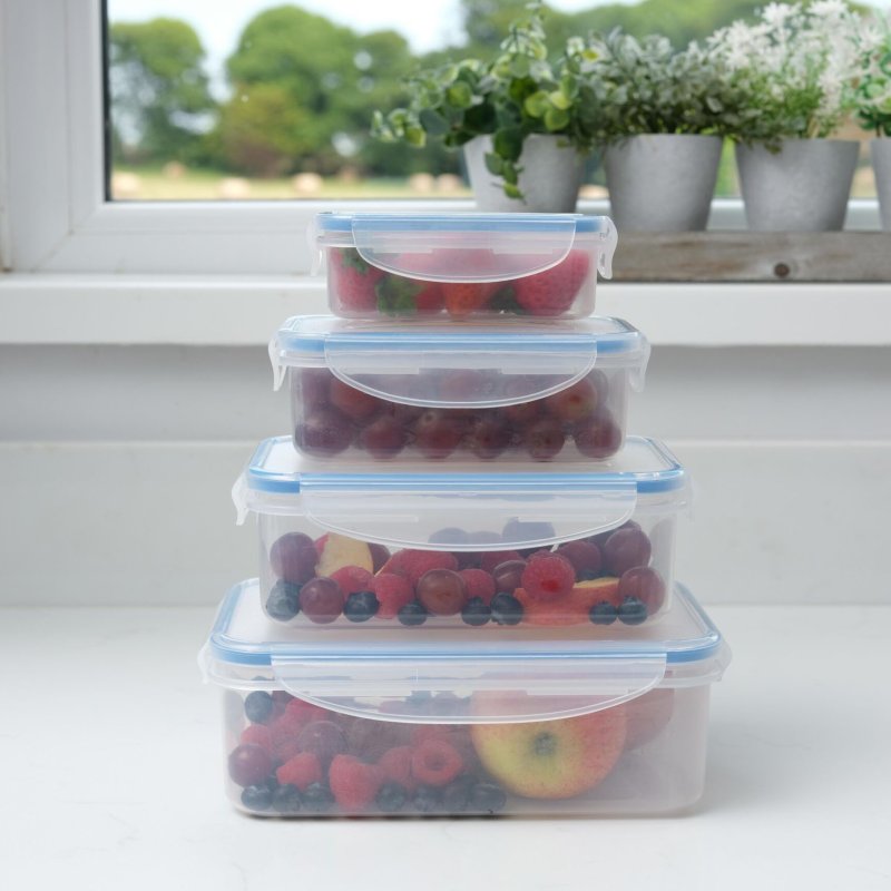 Addis | Clip Tight 4 Piece Container Set | Aldiss of Norfolk