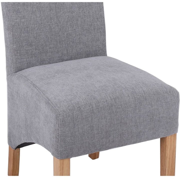 Grey Scroll Back Dining Chair | Aldiss of Norfolk