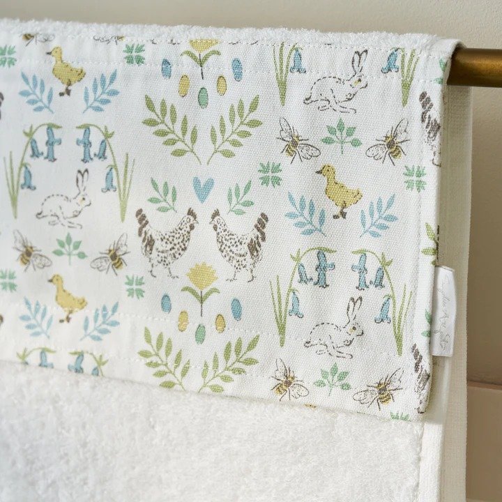 Sophie Allport Spring Chicken Hand Towel | Aldiss of Norfolk