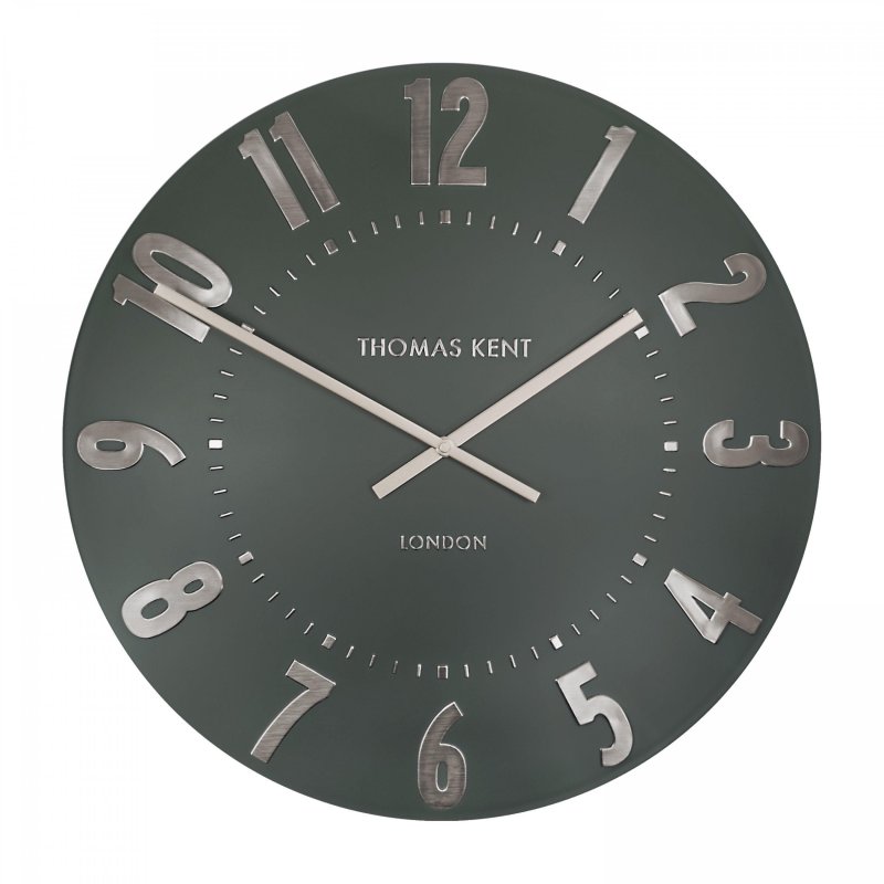 Thomas Kent | Mulberry 20" Olive Green Wall Clock | Aldiss
