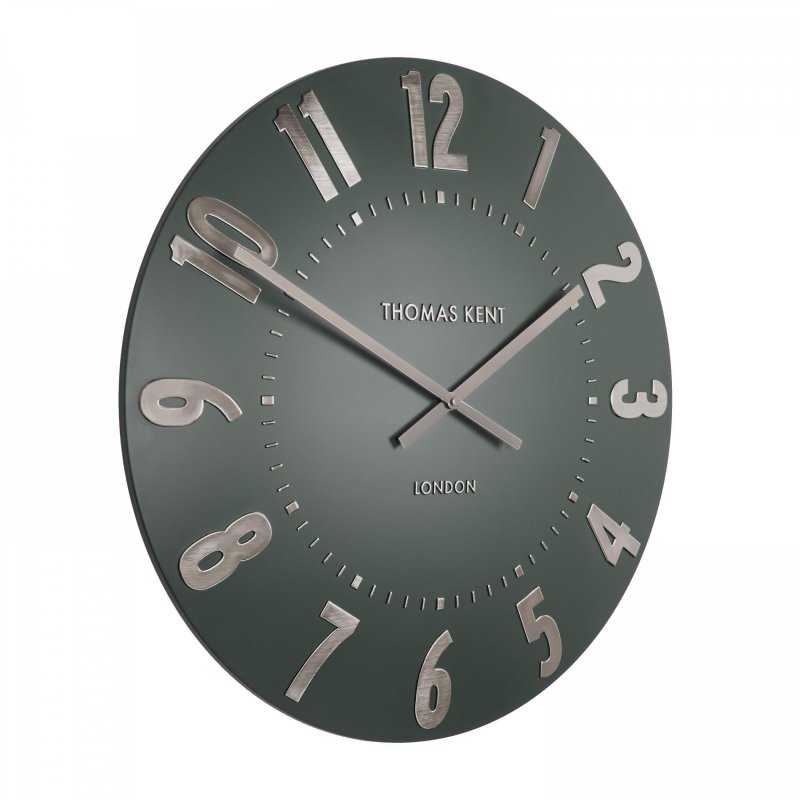 Thomas Kent | Mulberry 20" Olive Green Wall Clock | Aldiss