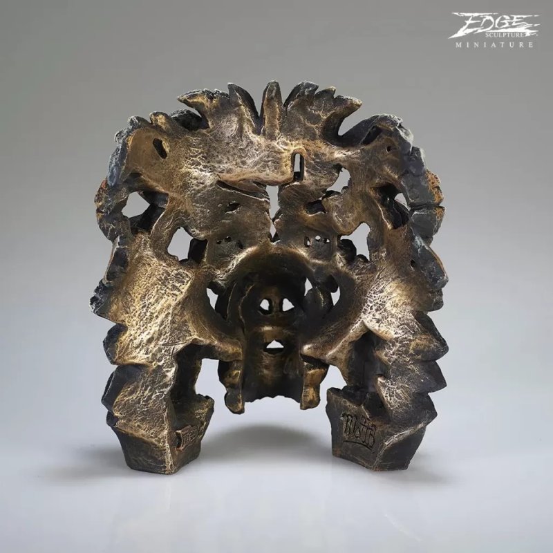 Edge Sculptures - Miniature Lion Bust | Aldiss of Norfolk