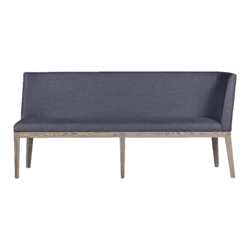 Falun Dark Grey Long Corner Bench | Aldiss of Norfolk