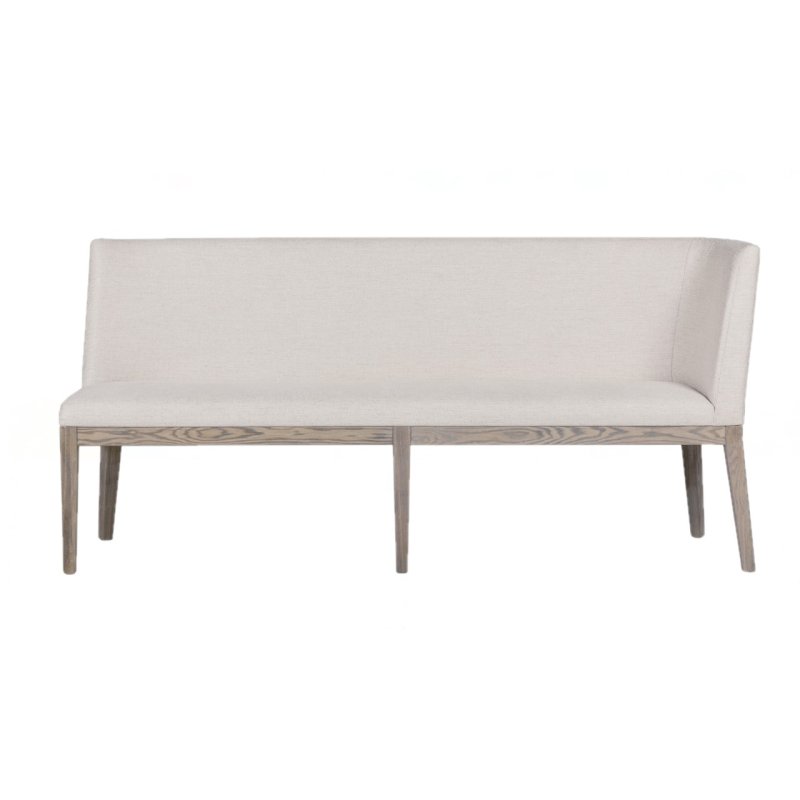 Falun Natural Long Corner Bench | Aldiss of Norfolk