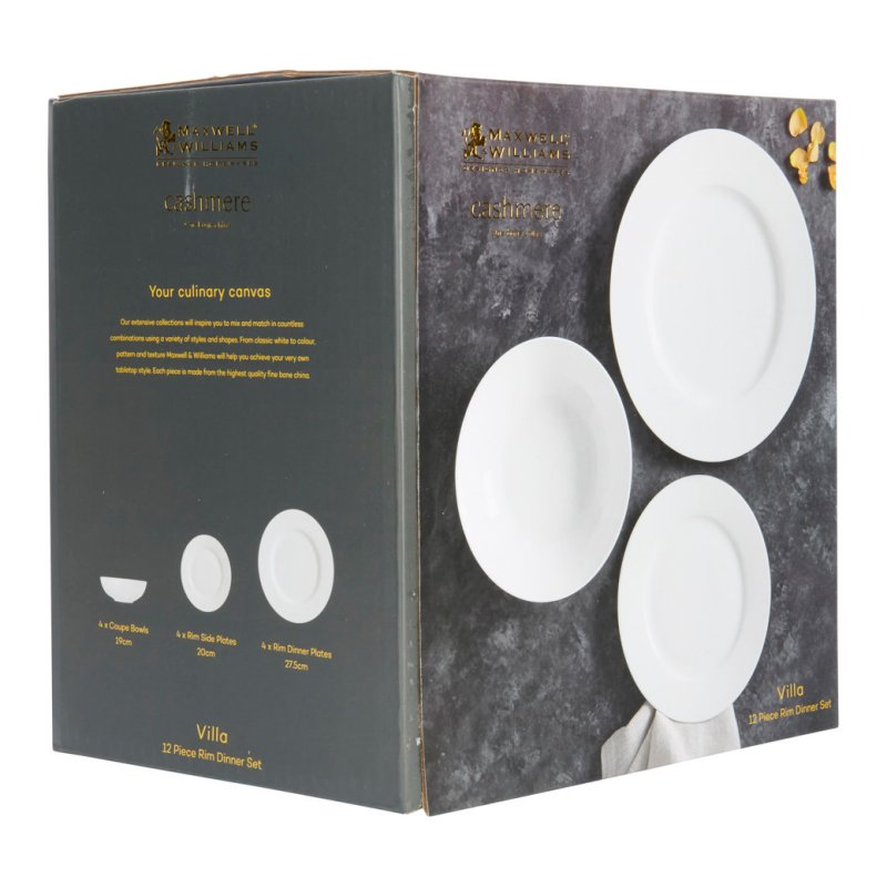 Maxwell & Williams 12pc China Dinner Set | Aldiss of Norfolk