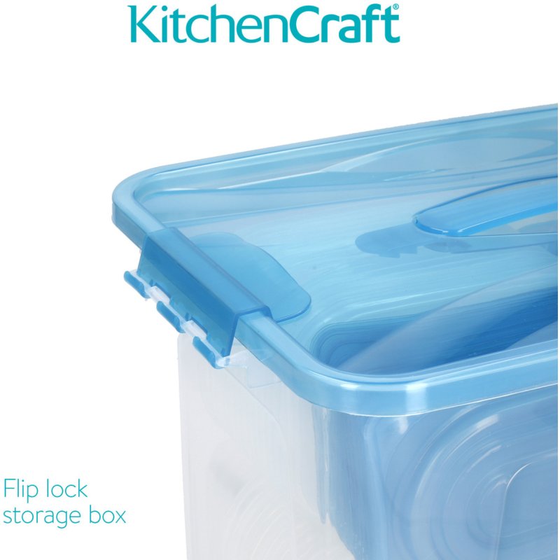 KitchenCraft 50Pc Plastic Meal Prep Container Set | Aldiss
