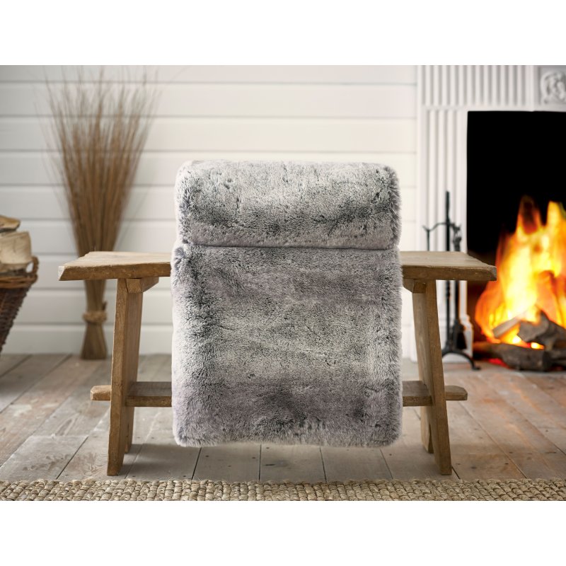 Lyndon Co Ashbourne Throw Grey | Aldiss of Norfolk