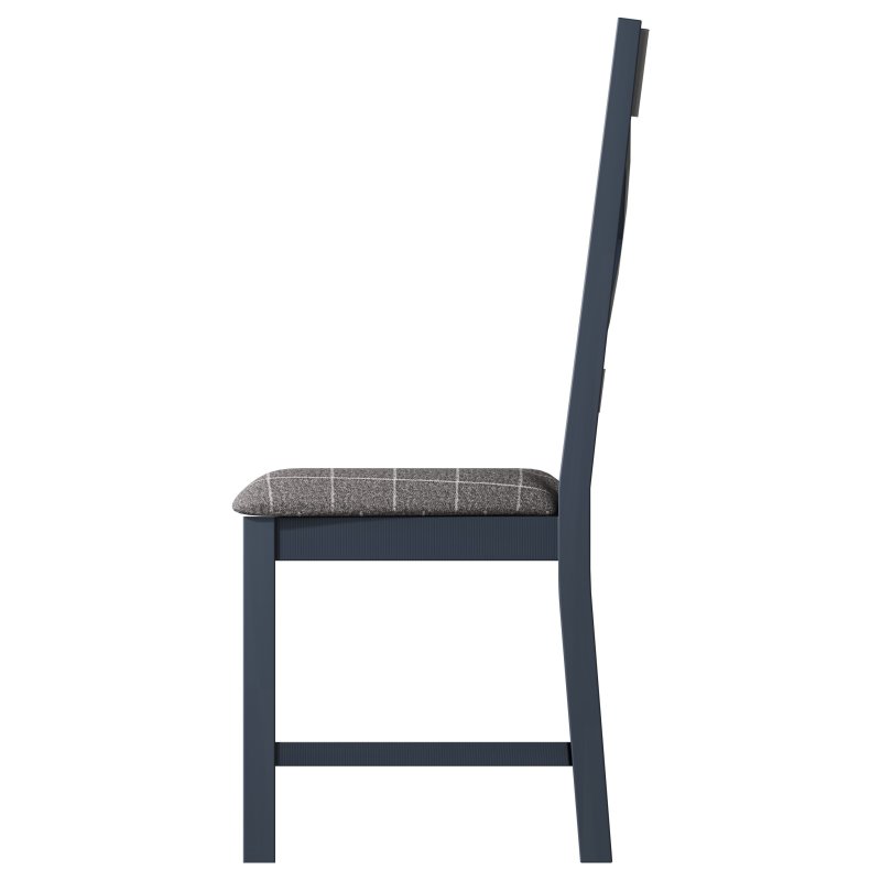 Heritage Editions Blue Cross Back Chair & Grey Seat | Aldiss