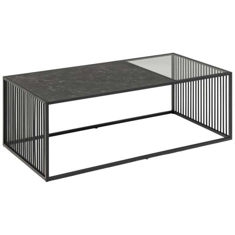 Metro Black Rectangular Coffee Table |Aldiss of Norfolk