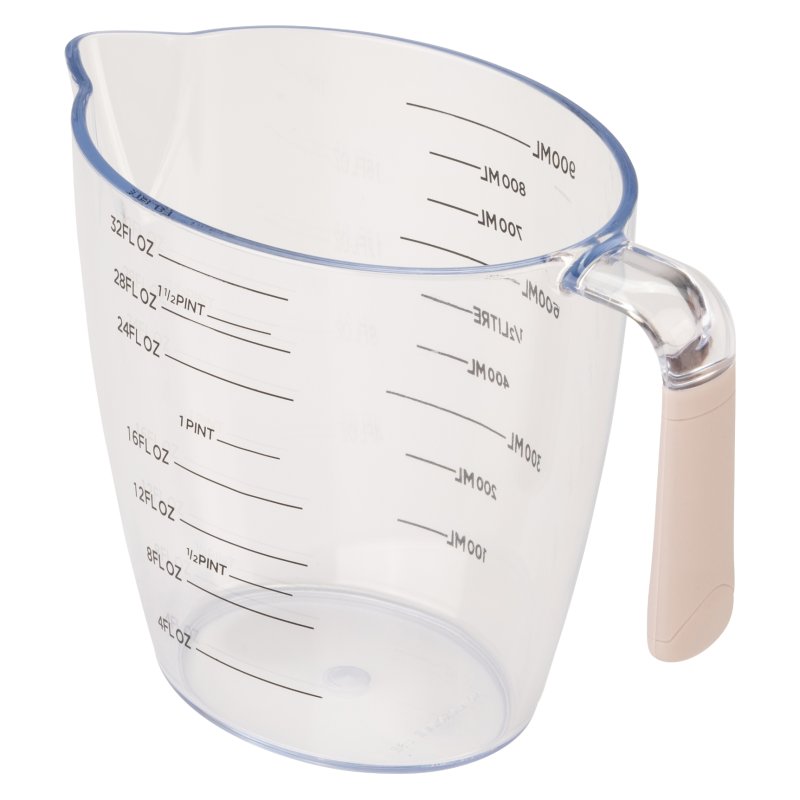Fusion Twist Grey 1L Measuring Jug | Aldiss of Norfolk