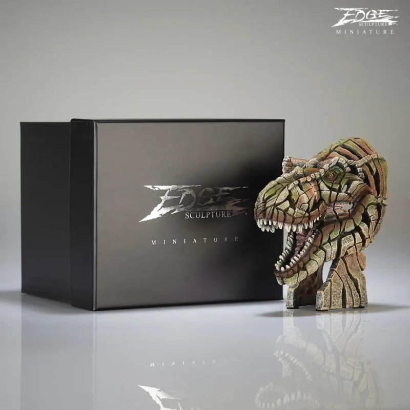 Edge Sculptures - Miniature T-Rex Bust | Aldiss of Norfolk