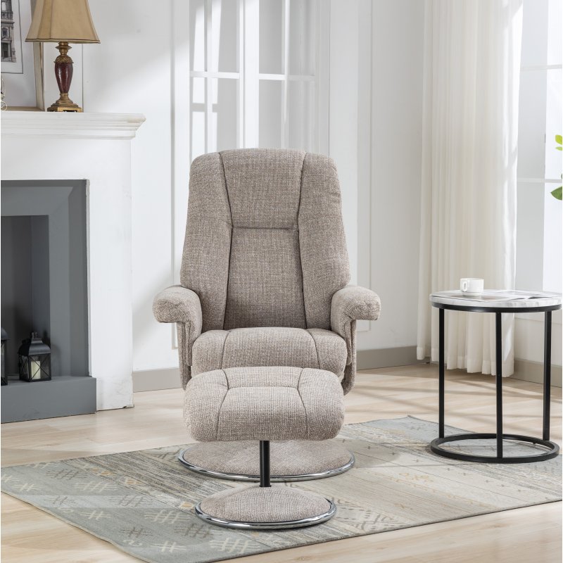 Denver Chair and Stool Set in Chacha Oat | Aldiss