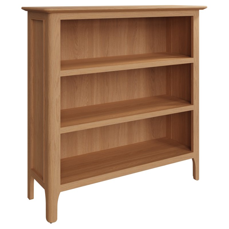 Coastal Small Wide Bookcase | Aldiss Home Furniture